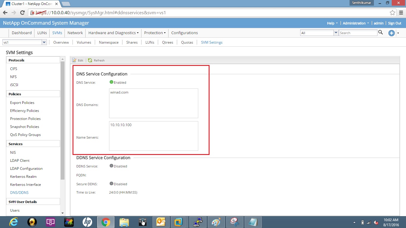 Remote Infrastructure Management Clustered Data Ontap 9 Cifs Configuration