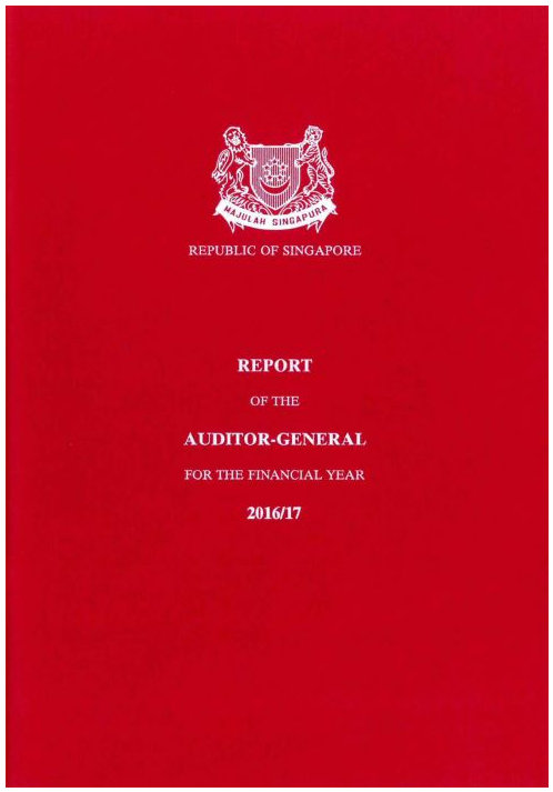 If Only Singaporeans Stopped to Think: Auditor-General's Report FY 2016 ...