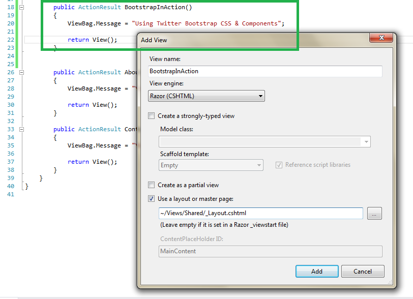 The ASP.NET MVC Club: Step by step how to create a Floating Menu with the Twitter Bootstrap