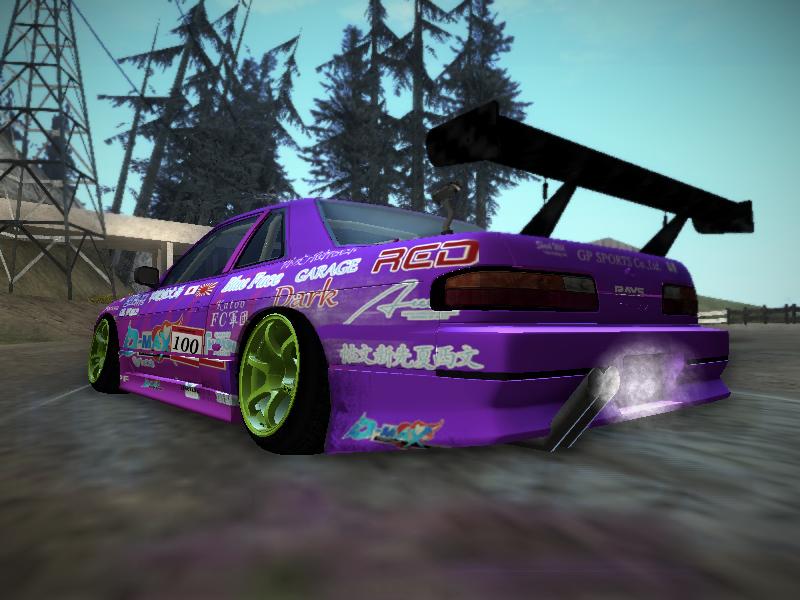 Blog by The imperceptible pilot: Nissan Silvia S13 Team Burst