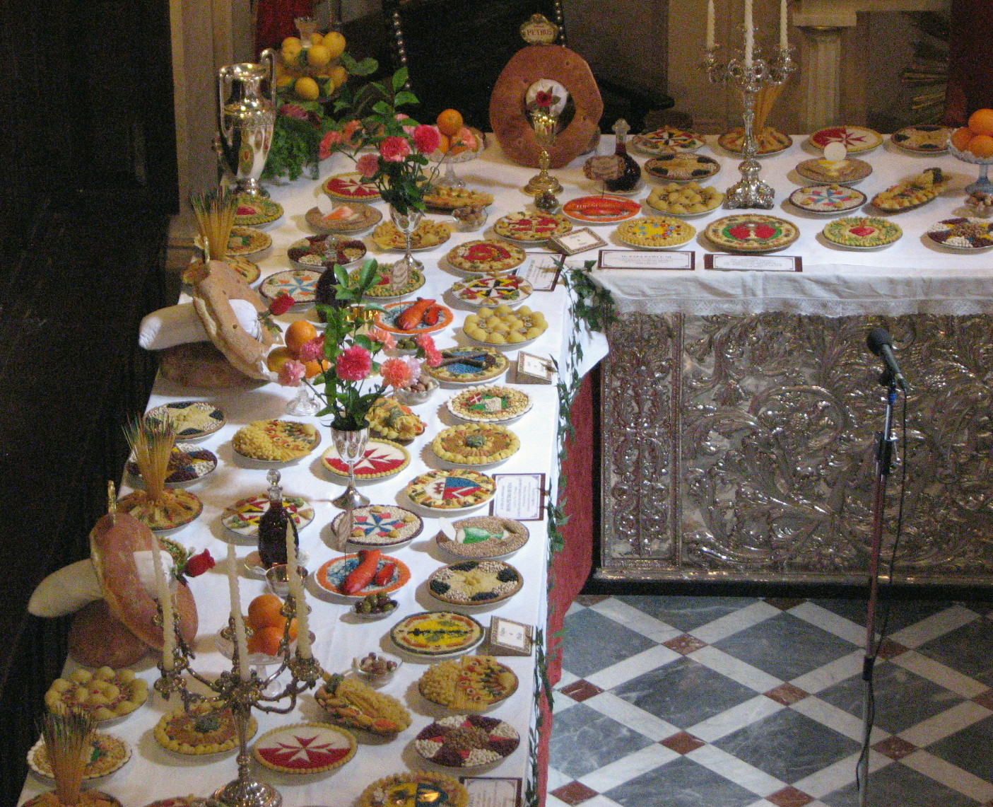 Father Julian's Blog: Last Supper display