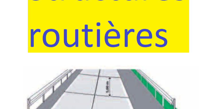 structures des routes - Notions générales