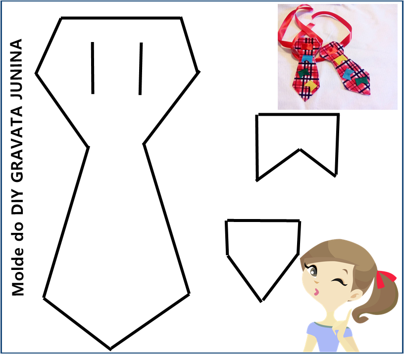 Molde De Gravata Infantil - RETOEDU