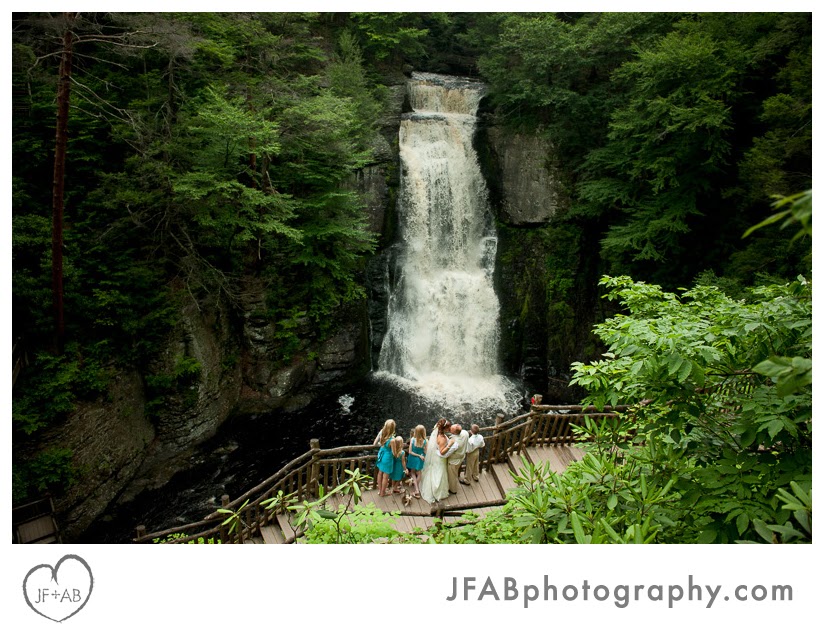 JF + AB Photography Blog: Sabrina and Anthony's wedding at Bushkill Falls