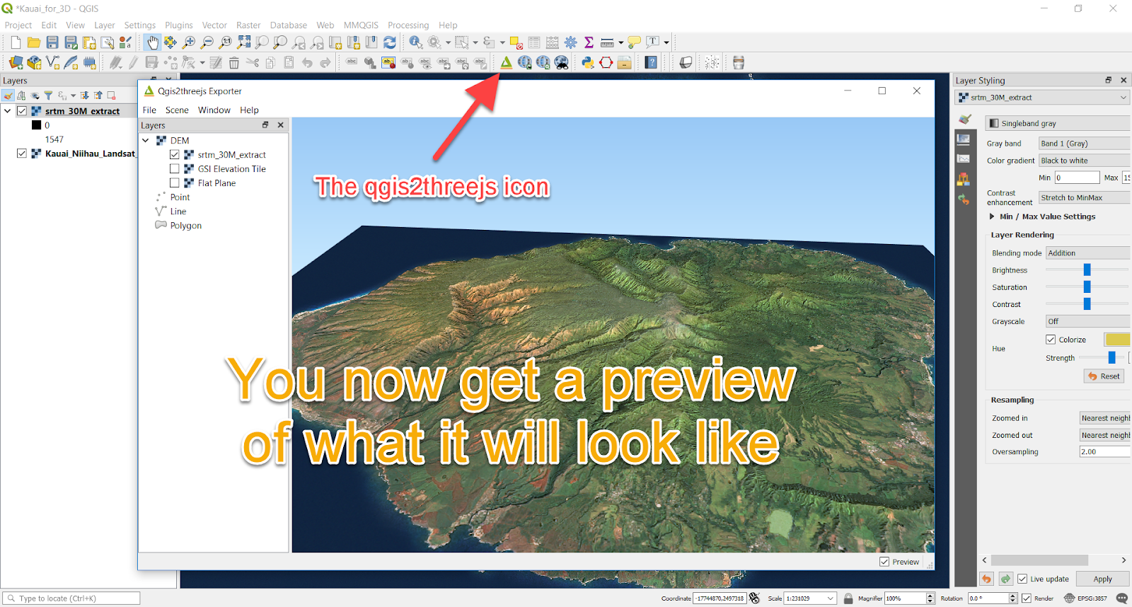 Stats, Maps n Pix: How to create an interactive 3D landscape model in ...