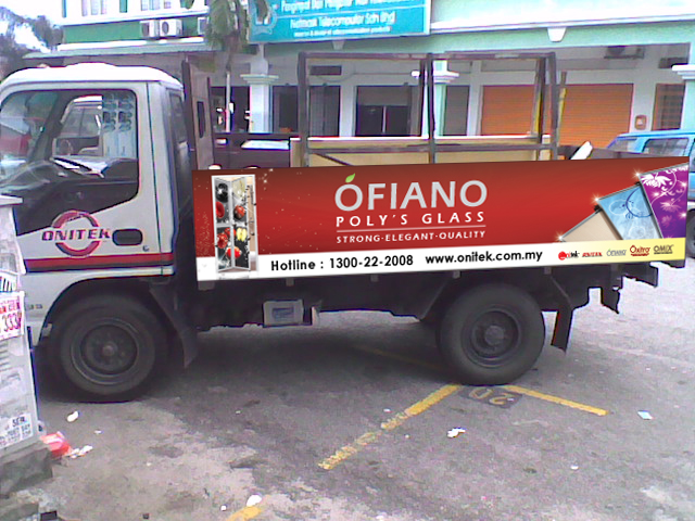 LVC Design Work: Lorry Advertisement