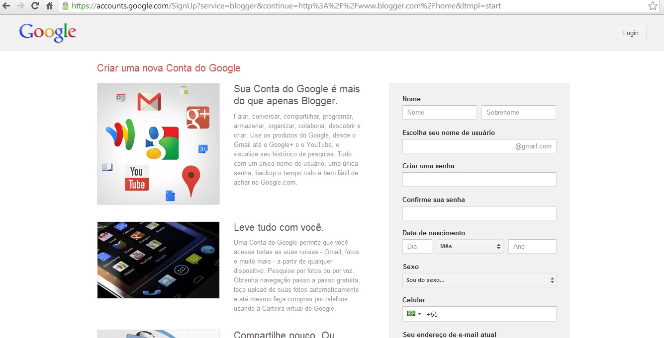 Publika Mundo: Como criar seu Blogger GRATUITO?