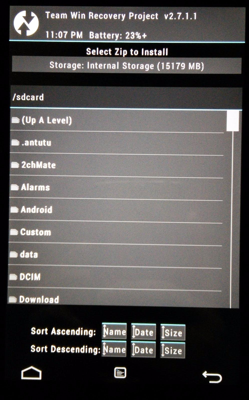 【TWRP】Team Win Recovery Project(チームウィンリカバリプロジェクト：TWRP)の起動と操作・使用 | AndMem