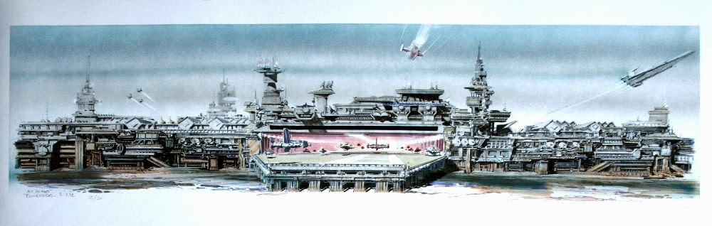 Beautifully Crafted THE FIFTH ELEMENT Concept Art by Jean-Claude ...