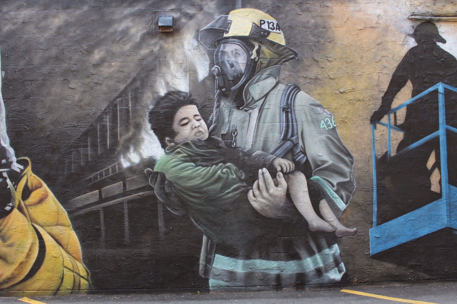 Canadian Firefighters Memorial: The Ottawa Firefighters Mural