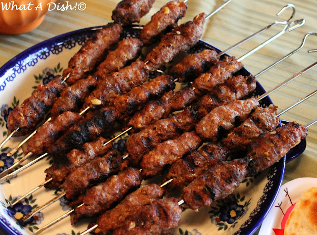 What A Dish!: Syrian Beef Kabobs