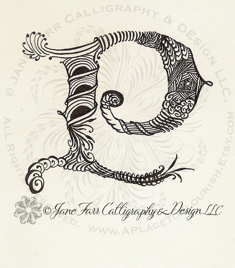 Illuminated Letters P