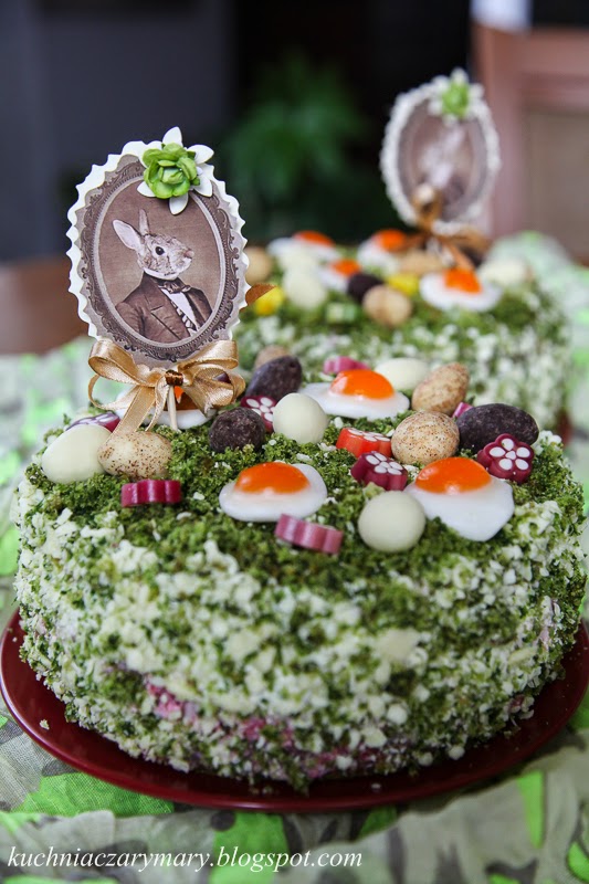 KUCHNIA CZARY MARY: Tort wielkanocny "LEŚNY MECH"