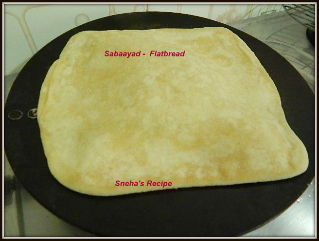 Sabaayad - Flatbread - Sneha's Recipe