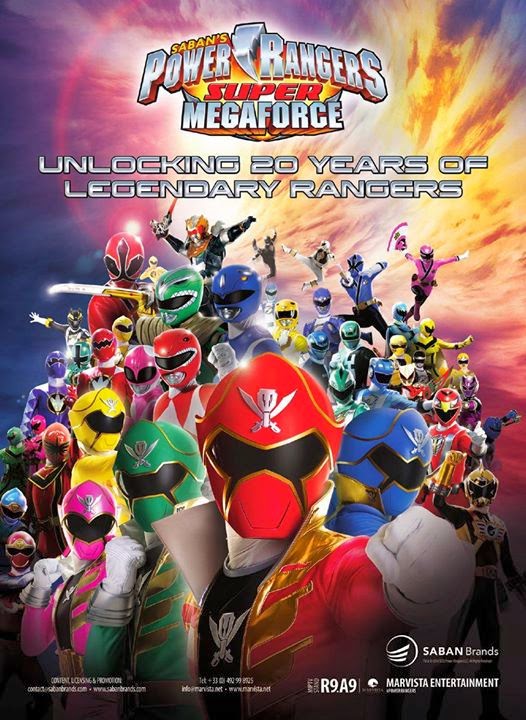 Power Rangers Super Megaforce Marketing Poster And PR Dino Charge Info ...