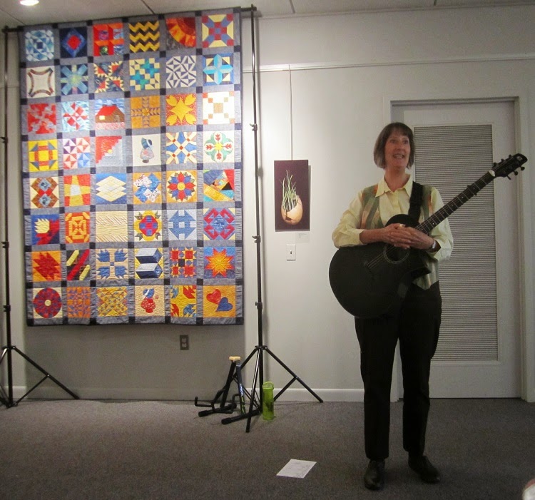 Mountain Laurel Quilt Guild: Cathy Miller, The Singing Quilter (photos)