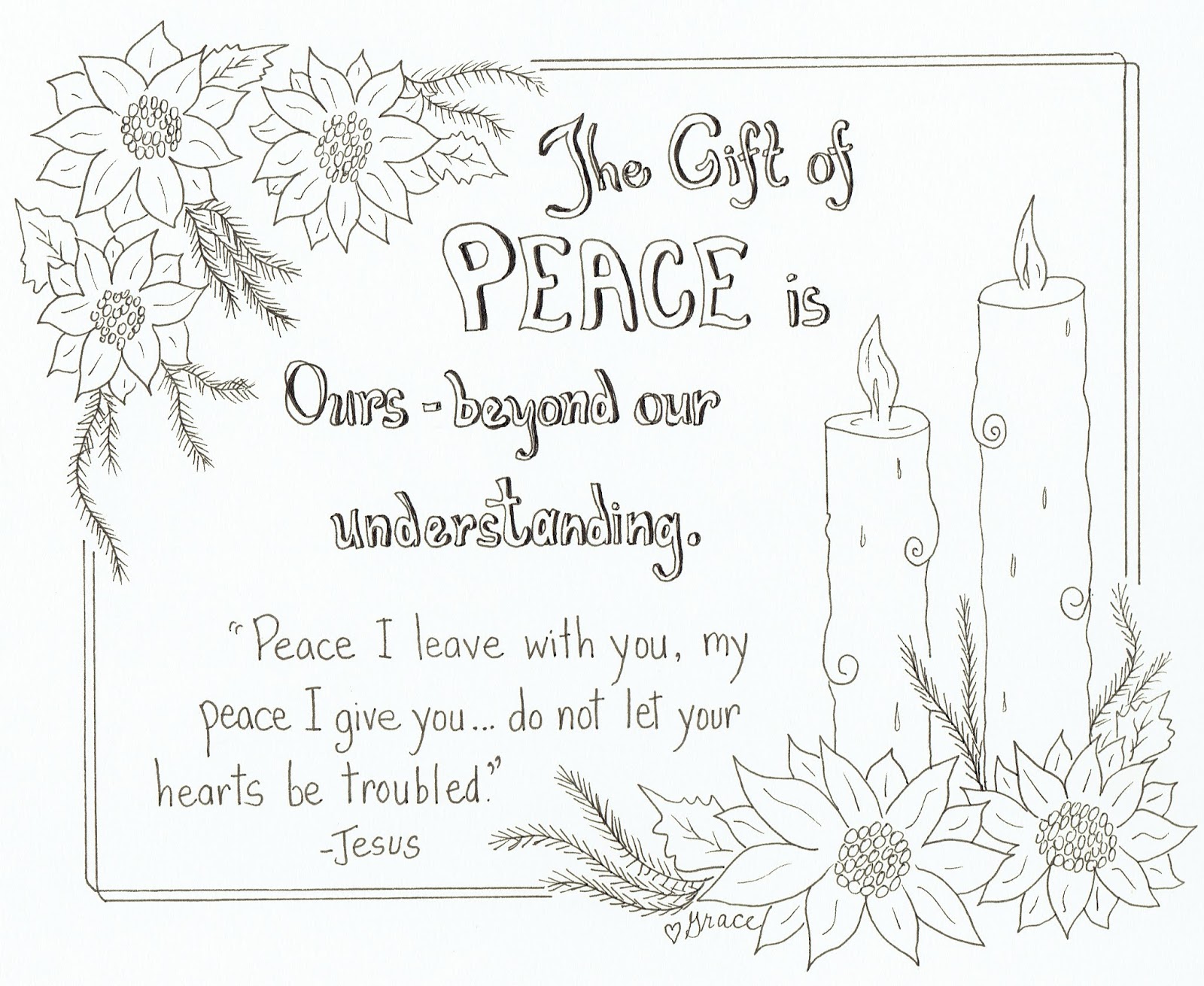 an Acrostic Poem of Peace for Advent | Grace Wulff