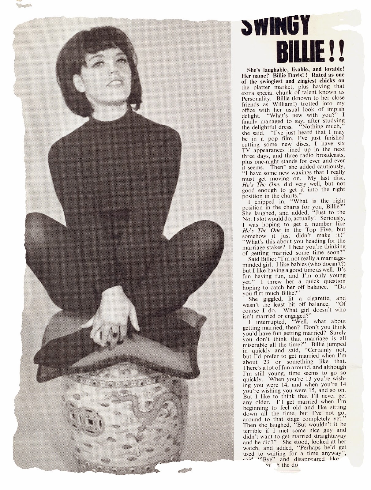 SIXTIES BEAT: Billie Davis