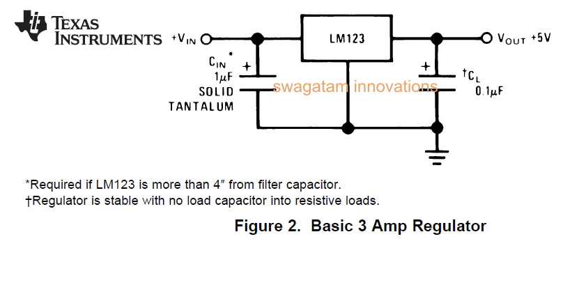 5V 3 Amp Fixed Voltage Regulator IC LM123 LM323 Specification ...