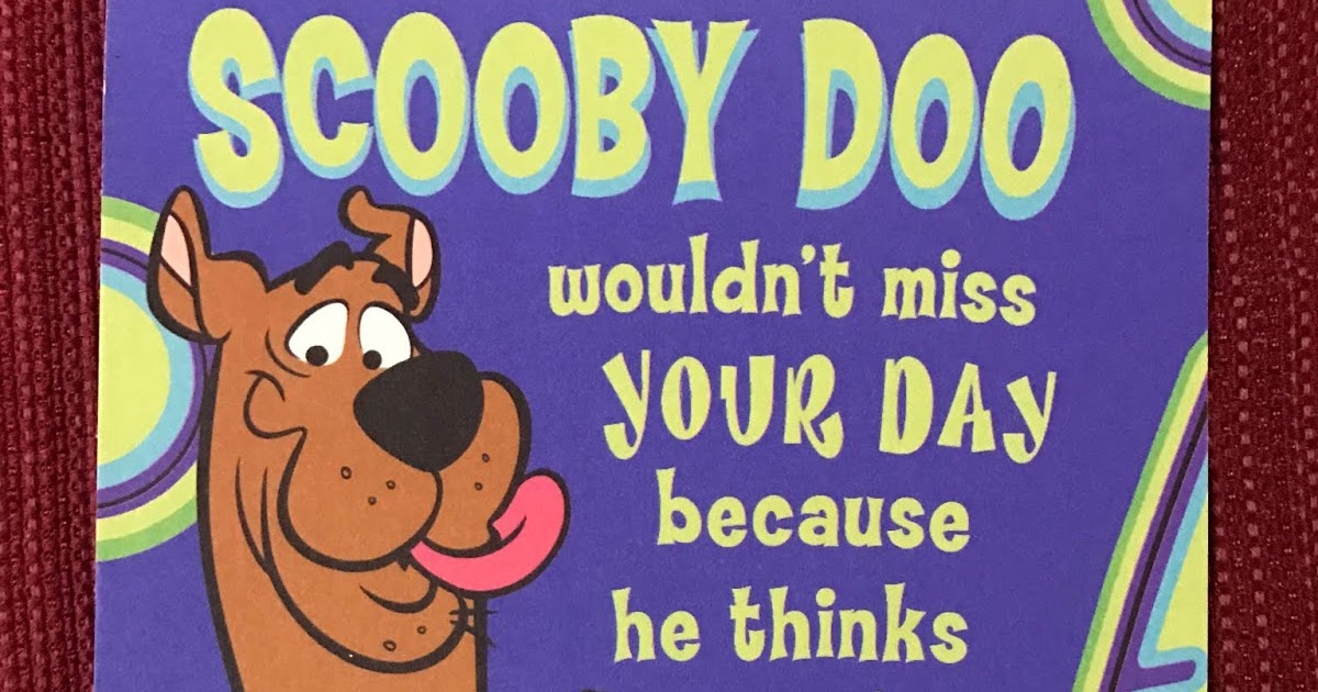 ScoobyAddict's Blog: My Scooby Stuff - Day 262 - Scooby Birthday Card