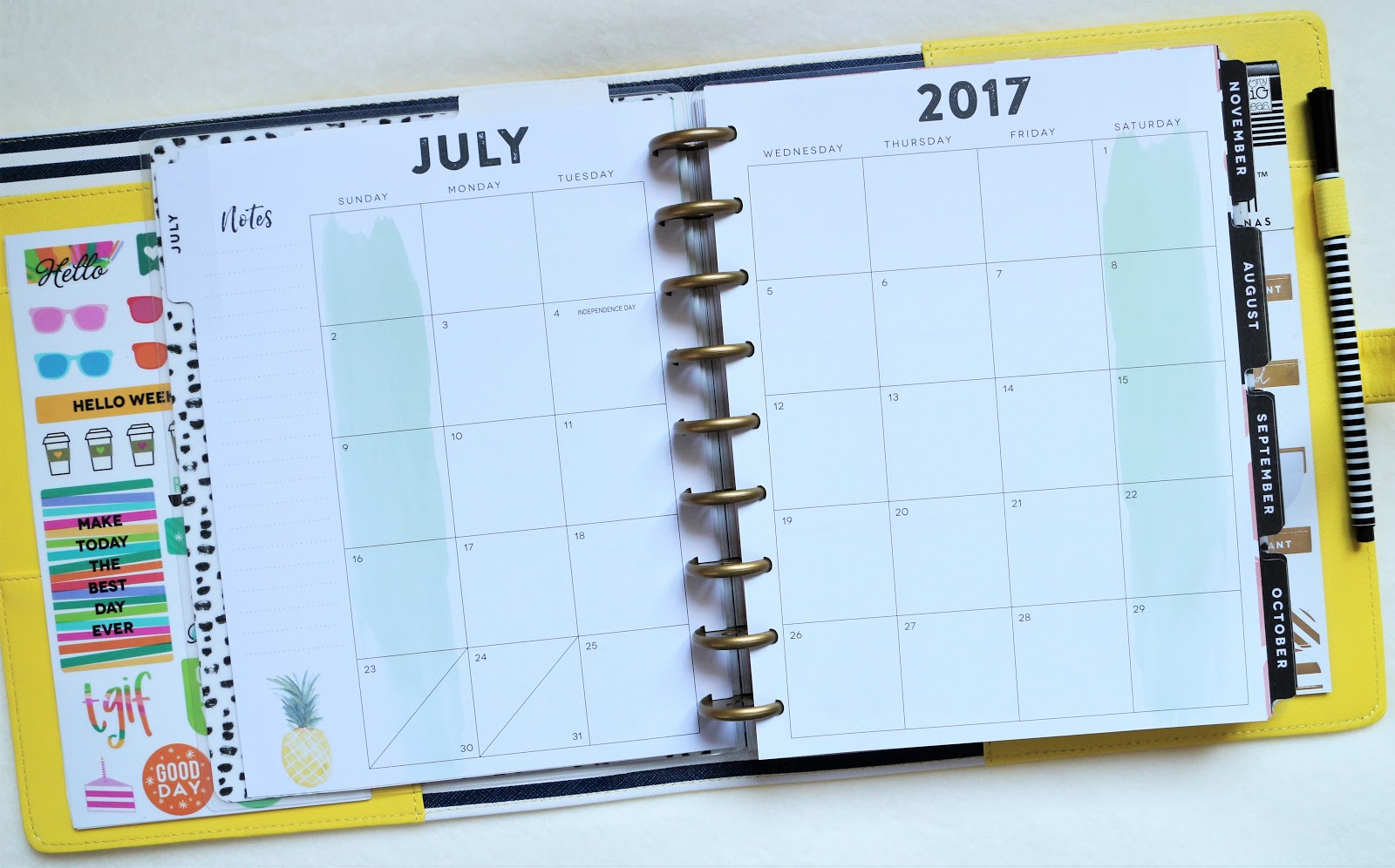 Plan a Happy Life // The Happy Planner 2017-2018 | MaquiLab