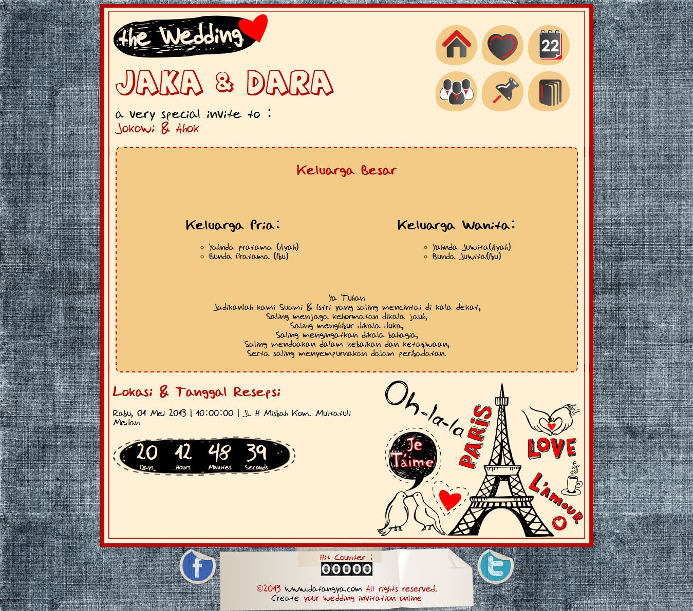 Undangan Pernikahan Online : Theme Undangan Pernikahan Online Datangya ...