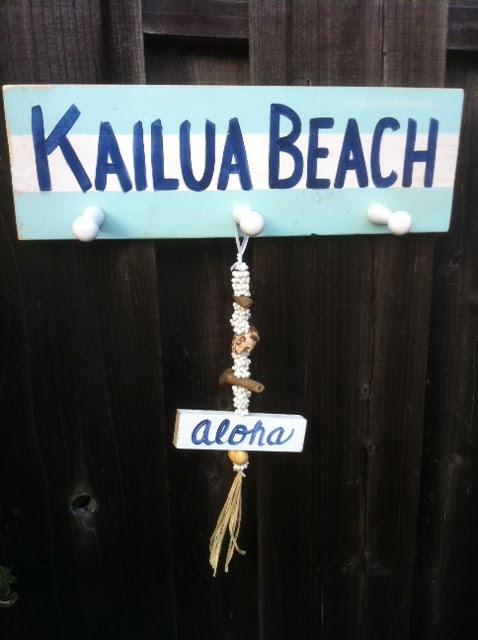 Kailua Beach Signs