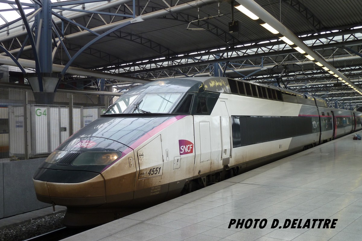 LA PASSION DU TRAIN: 5 versions pour la rame TGV 4531-4551