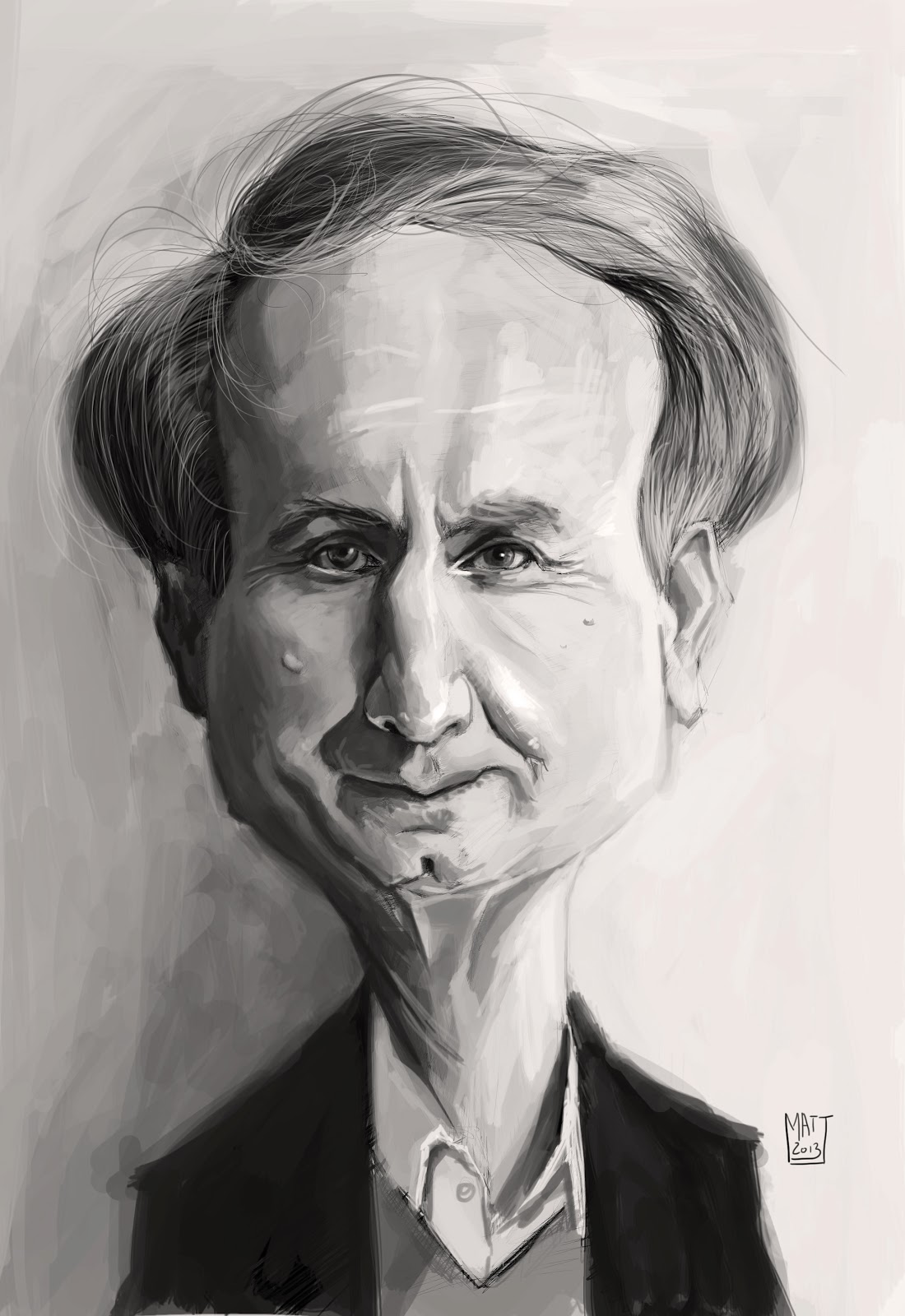 Matt Ryder Caricature: Dan Brown Caricature