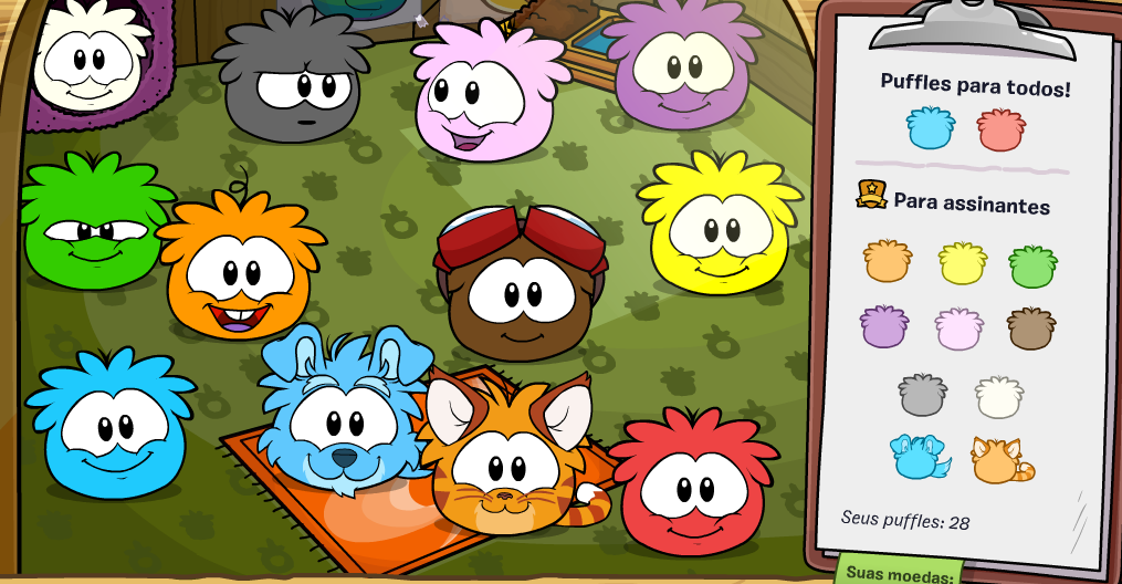 Planeta Club Penguin: Festa dos Puffles 2014: Como virar puffle ...