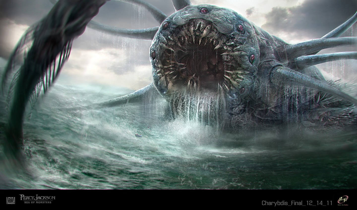 The 20th Cabin: Arte Conceitual do filme "Percy Jackson e o Mar de ...