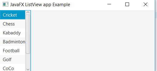 Programming For Beginners Javafx Set Height And Width Of Listview Widget