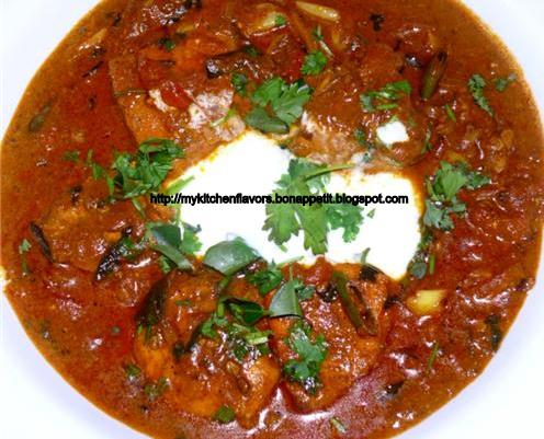 My Kitchen Flavors - Bon Appetit!: Yoghurt(Dahi) Fish Curry