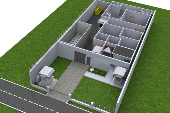Jasa 3D Desain Pabrik Manufacturing - Jasa Gambar 3D