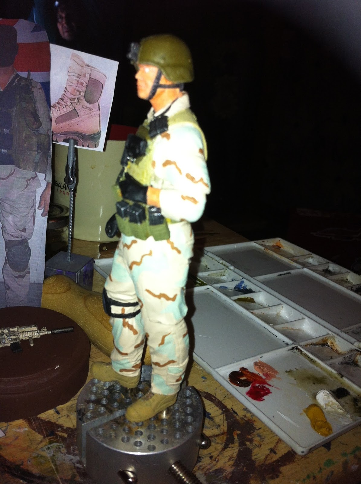 Scale Model Workbench: 120mm Modern SAS Soldier