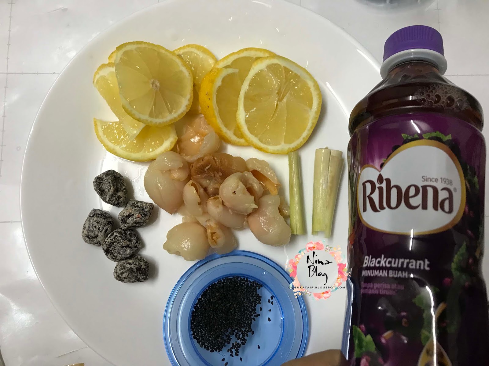Resepi Air Ribena Selasih | cik sukα taip