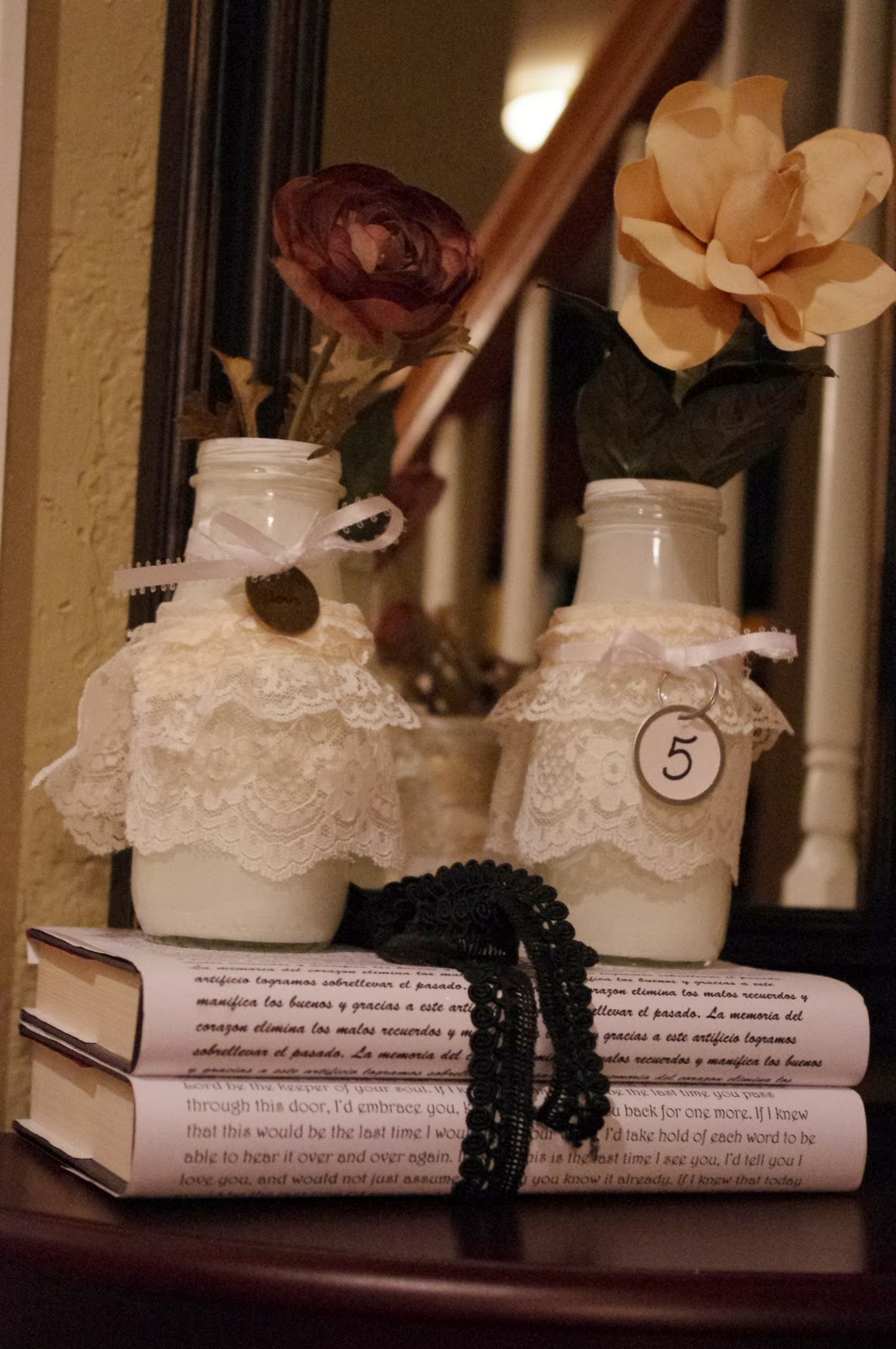 Making Pretty Glass Bottle Arrangements | Simple.Beautiful.Life.