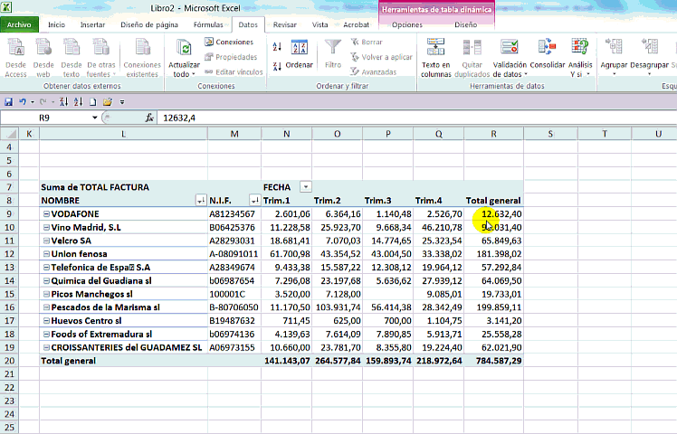 Contabilidad y Excel