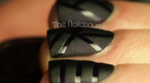The Nailasaurus | UK Nail Art Blog - Matte vs Glossy Stripes - The ...