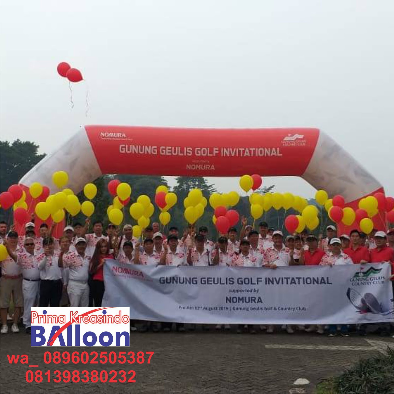 Balon Gas Terbang: Balon gapura pvc 1