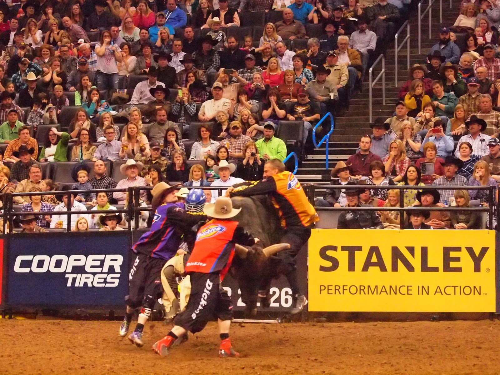 Bullfighters, Rodeo Clowns, and Barrel Man