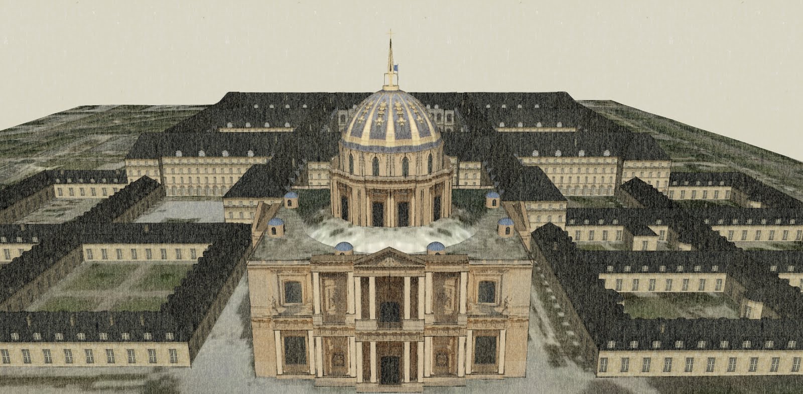 crow: Les Invalides Paris