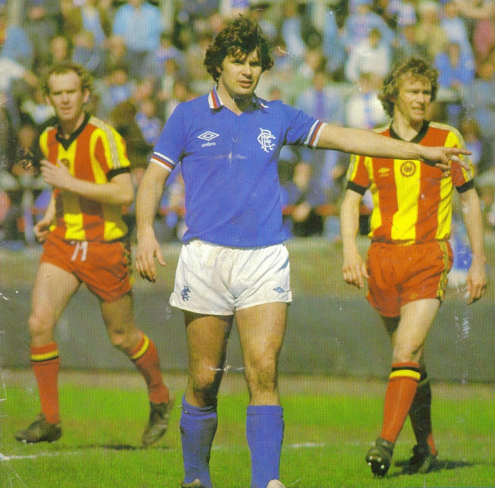 Old Scottish Football: Partick Thistle v Rangers 1981 Firhill