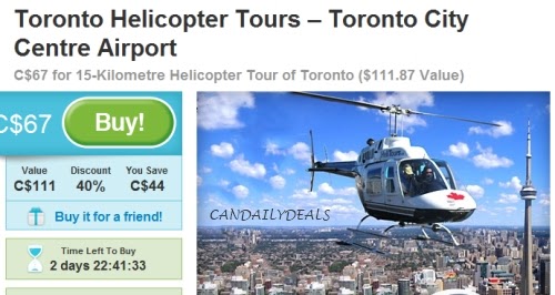 Canadian Daily Deals: Groupon: Toronto Helicopter Tours 40% Off ...
