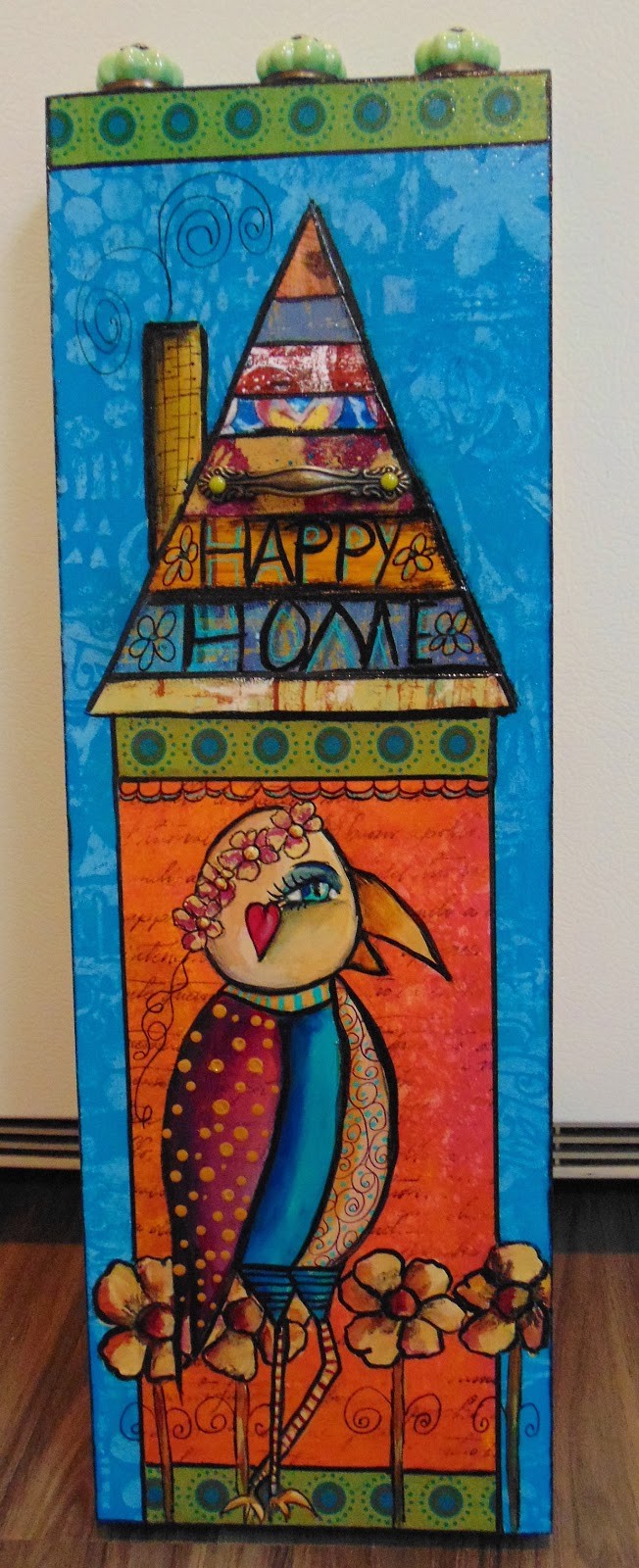 My Art Journal: New Quirky Bird Paintings