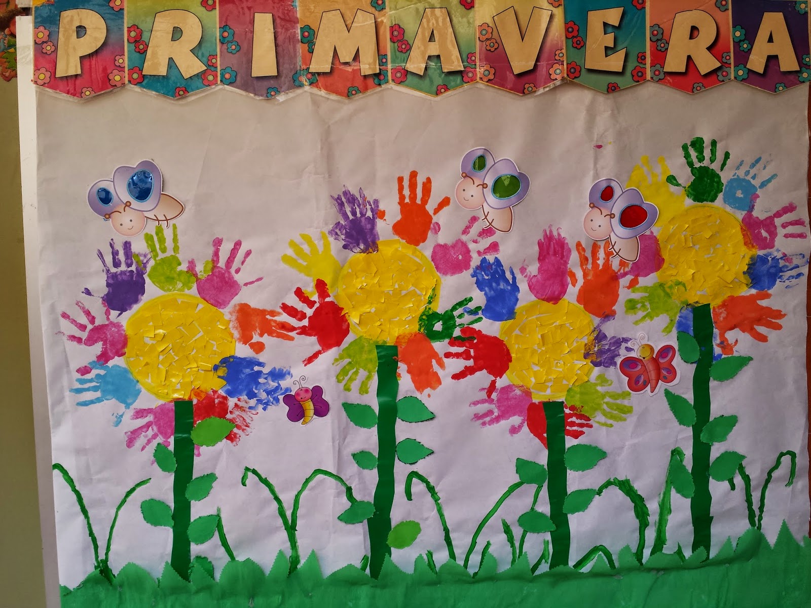 Mis pequeños exploradores: Nuestro mural de la primavera