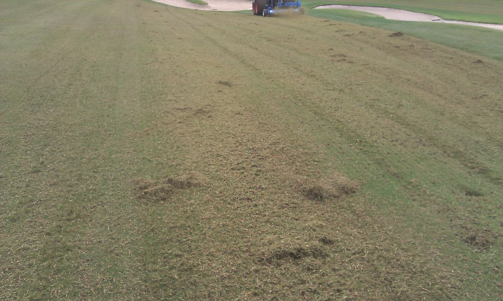 Coto De Caza Golf Course Maintenance: South Fairway Aerification
