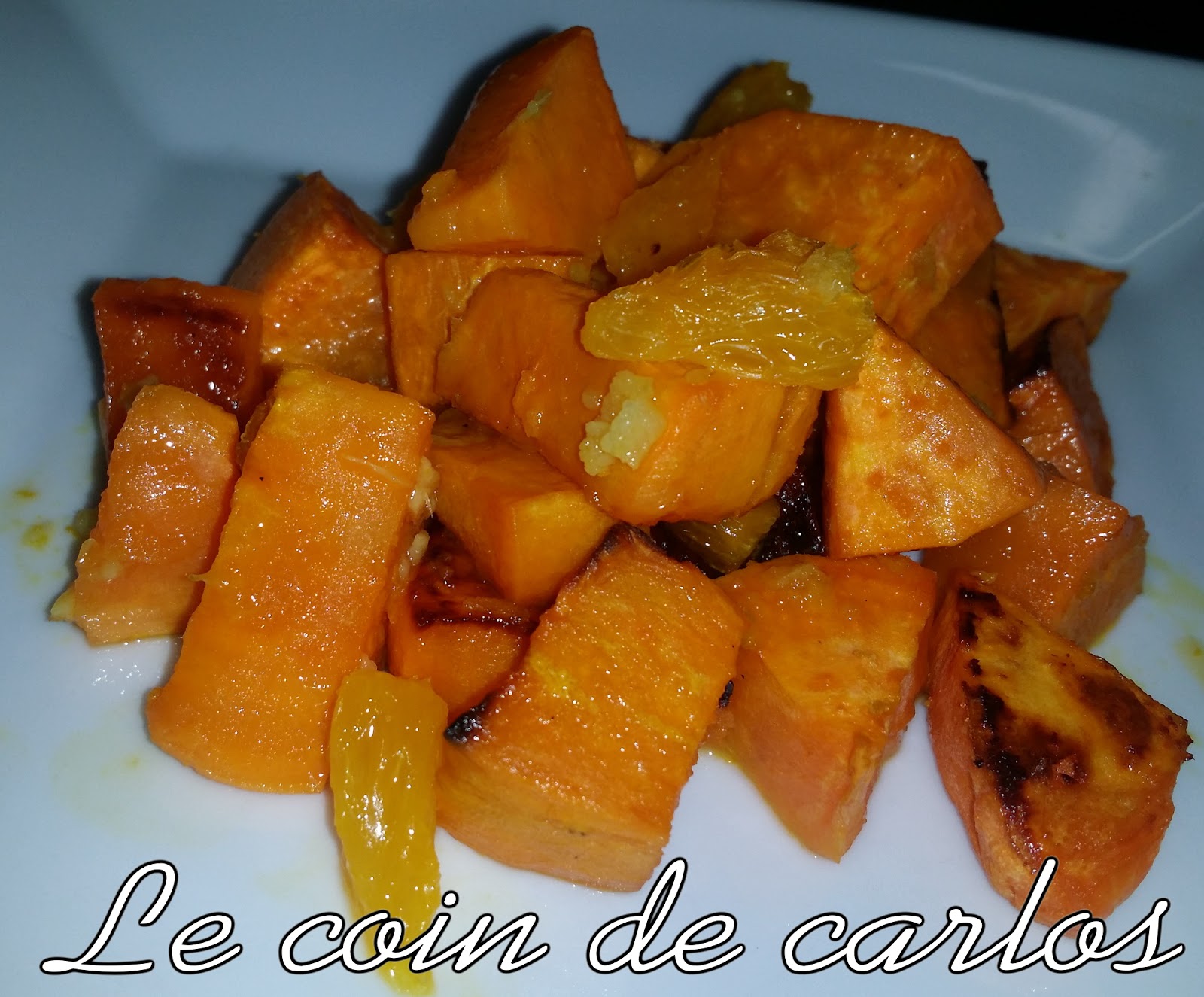 Le coin de Carlos: Patate douce à l’orange