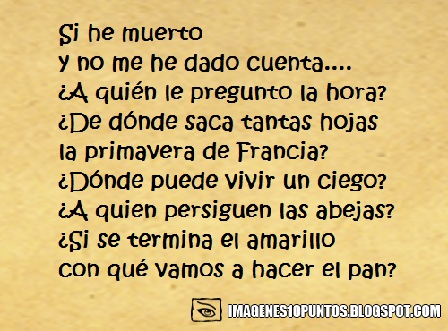 Poemas chistosos ~ Imágenes de 10
