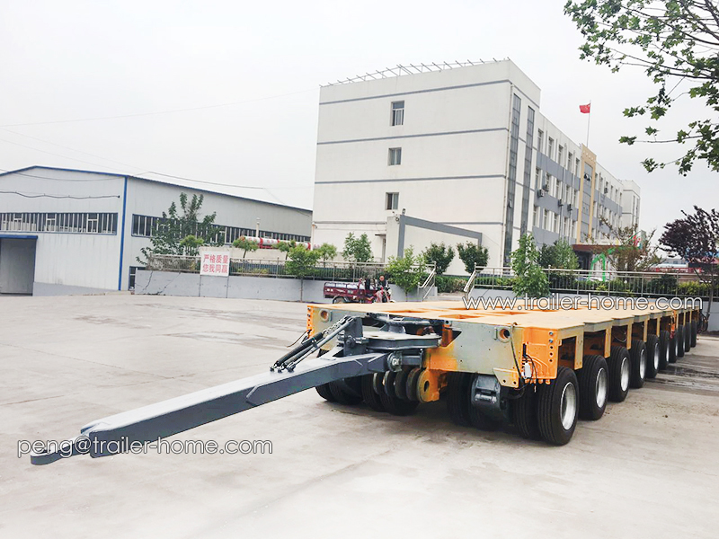 TrailerHome-Modular Trailer: Goldhofer THP/SL 20 Axle Lines + Hydraulic ...